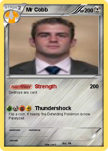 Pokémon Mr Cobb - Strength - My Pokemon Card