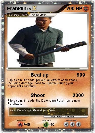 Pokémon Franklin 180 180 - Beat up 999 - My Pokemon Card