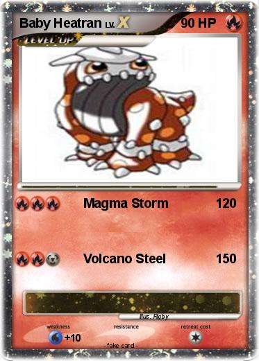 Pokémon Baby Heatran 3 3 - Magma Storm - My Pokemon Card