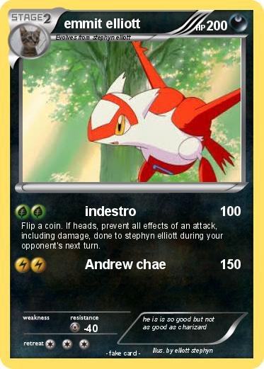 Pokémon emmit elliott - indestro - My Pokemon Card