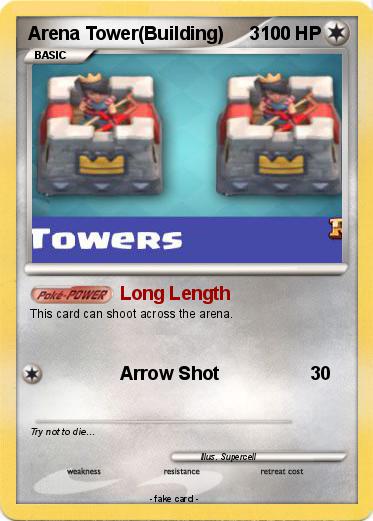 Pokémon Arena Tower Building 3100 3100 - Long Length - My Pokemon Card