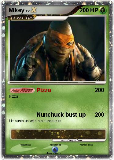 Pokémon Mikey 163 163 - Pizza - My Pokemon Card