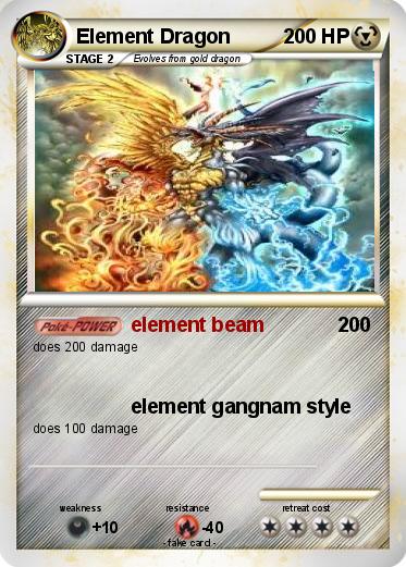Pokémon Element Dragon 2 2 - element beam - My Pokemon Card