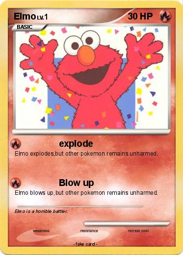 Pokémon Elmo 318 318 - explode - My Pokemon Card
