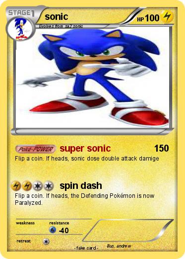 Pokémon sonic 10359 10359 - super sonic - My Pokemon Card