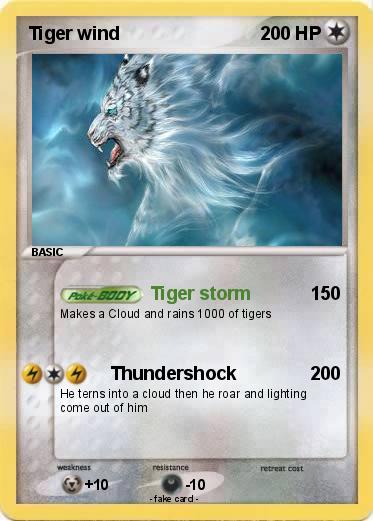 Pokémon Tiger wind 1 1 - Tiger storm - My Pokemon Card