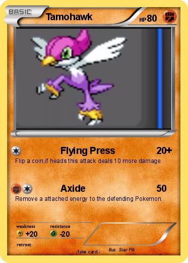 Pokémon Tamohawk - Flying Press - My Pokemon Card