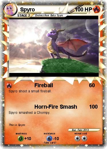 Pokémon Spyro 795 795 - Fireball - My Pokemon Card