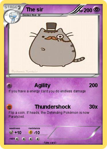 Pokémon The sir 1 1 - Agility - My Pokemon Card
