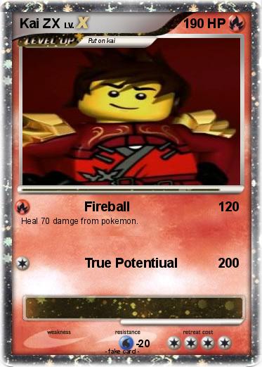 Pokémon Kai ZX 99 99 - Fireball - My Pokemon Card