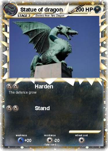 Pokémon Statue of dragon - Harden - My Pokemon Card