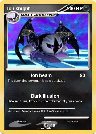 Pokémon Ion knight - Ion beam - My Pokemon Card