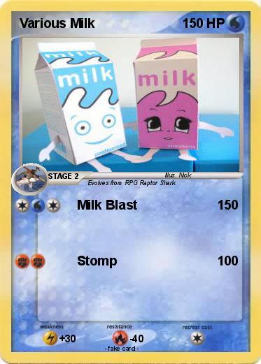 Pokémon Various Milk - Milk Blast - My Pokemon Card