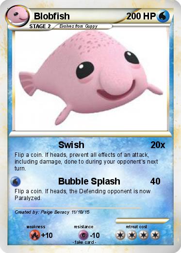 Pokémon Blobfish 164 164 - Swish - My Pokemon Card