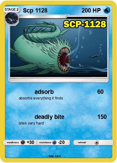 Pokémon Scp 1128 5 5 - adsorb - My Pokemon Card