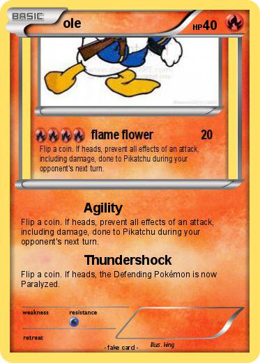 Pokémon ole 56 56 - Agility - My Pokemon Card