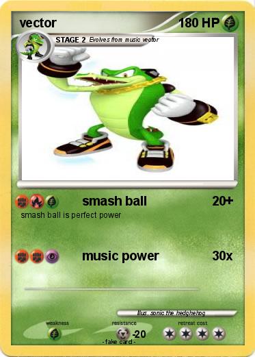 Pokémon vector 77 77 - smash ball - My Pokemon Card
