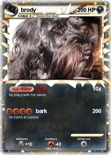 Pokémon brody 38 38 - play - My Pokemon Card