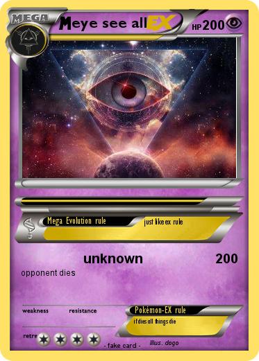 Pokémon eye see all - unknown - My Pokemon Card