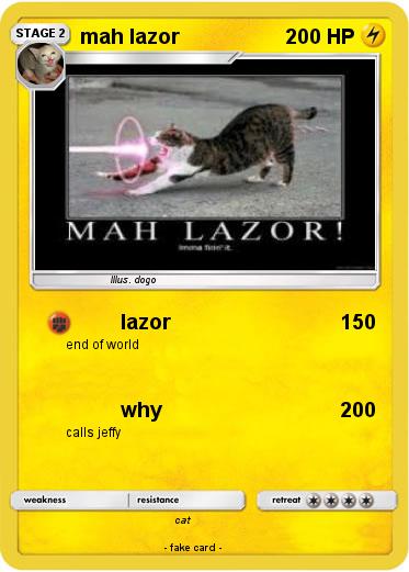 Pokémon mah lazor - lazor - My Pokemon Card