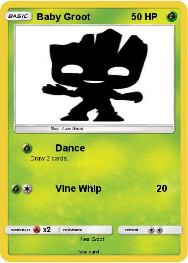 Pokémon Baby Groot 48 48 - Dance - My Pokemon Card
