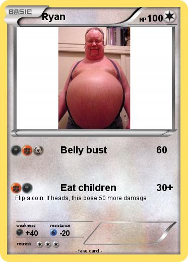 Pokémon Ryan 1230 1230 - Belly bust - My Pokemon Card