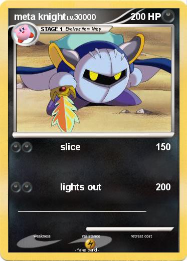 Pokémon meta knight 708 708 - slice - My Pokemon Card