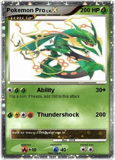 Pokémon Pokemon Pro - Ability - My Pokemon Card