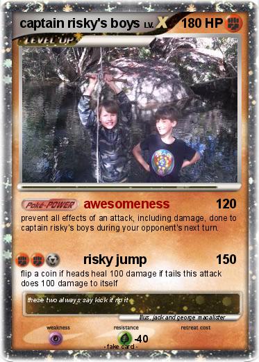 Pokémon captain risky s boys - awesomeness - My Pokemon Card