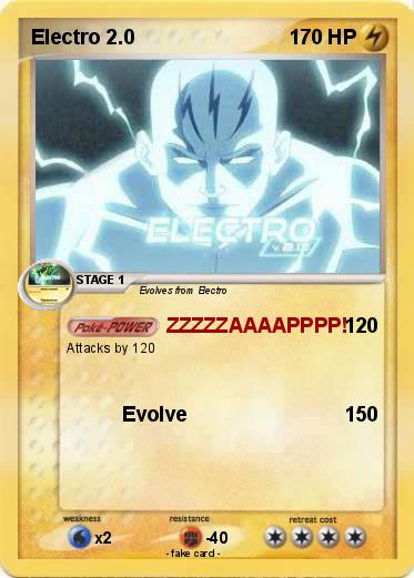 Pokémon Electro 2 1 1 - ZZZZZAAAAPPPP!! - My Pokemon Card