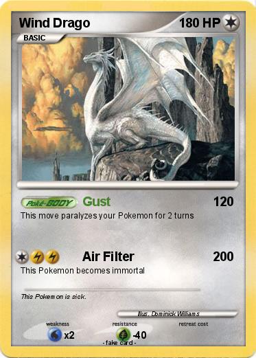 Pokémon Wind Drago - Gust - My Pokemon Card