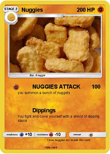 Pokémon Nuggies 1 1 - NUGGIES ATTACK - My Pokemon Card