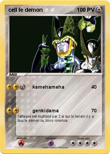 Pokémon cell le demon - kamehameha - Ma carte Pokémon