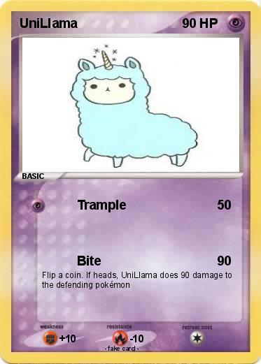 Pokémon UniLlama - Trample - My Pokemon Card