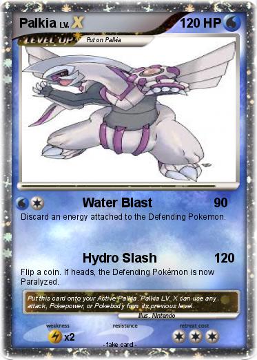 Pokémon Palkia 3940 3940 - Water Blast - My Pokemon Card