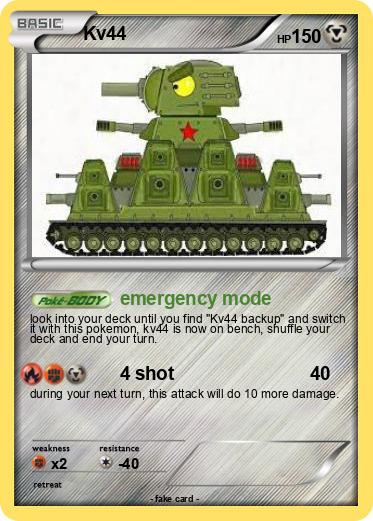 Pokémon Kv44 - emergency mode - My Pokemon Card