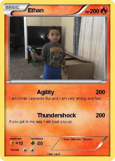 Pokémon Ethan 891 891 - Agility - My Pokemon Card