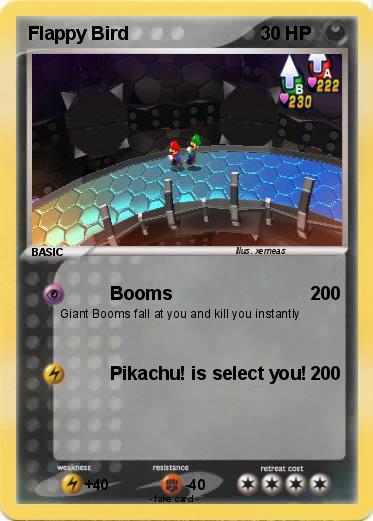 Pokémon Flappy Bird 54 54 - Booms - My Pokemon Card