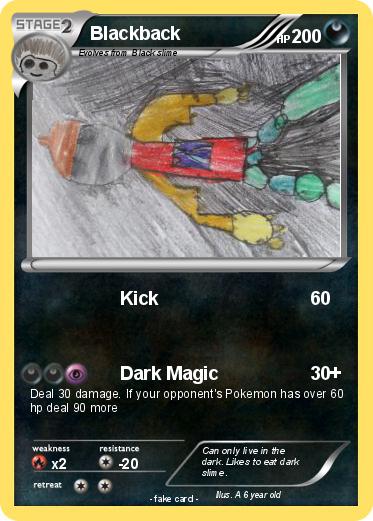 Pokémon Blackback - Kick - My Pokemon Card
