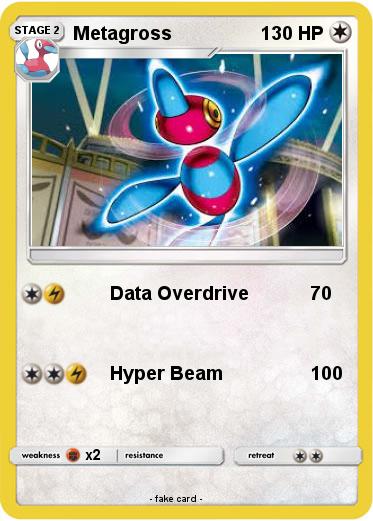 Pokémon Metagross 661 661 - Data Overdrive - My Pokemon Card