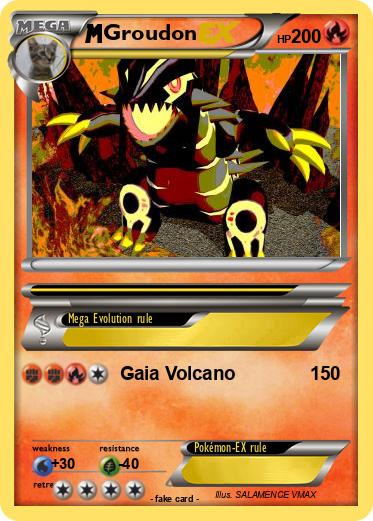 Pokémon Groudon 5149 5149 - Gaia Volcano - My Pokemon Card