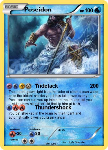 Pokémon Poseidon 952 952 - Tridetack - My Pokemon Card