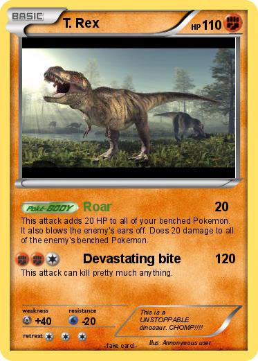 Pokémon T Rex 816 816 - Roar - My Pokemon Card