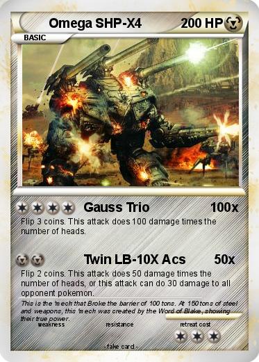 Pokémon Omega SHP X4 - Gauss Trio 100x - My Pokemon Card