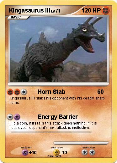 Pokémon Kingasaurus III - Horn Stab - My Pokemon Card