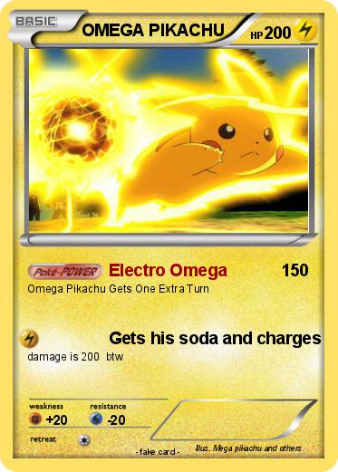 Pokémon OMEGA PIKACHU 3 3 - Electro Omega - My Pokemon Card