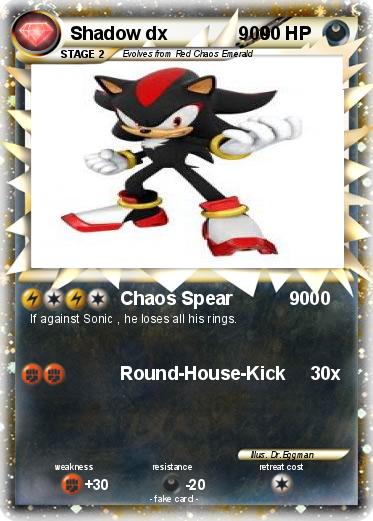 Pokémon Shadow dx 900 900 - Chaos Spear 9000 - My Pokemon Card