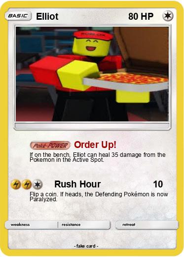Pokémon Elliot 212 212 - Order Up! - My Pokemon Card