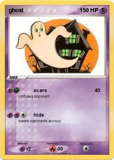 Pokémon ghost - scare - My Pokemon Card