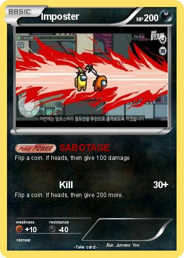 Pokémon Imposter 101 101 - SABOTAGE - My Pokemon Card